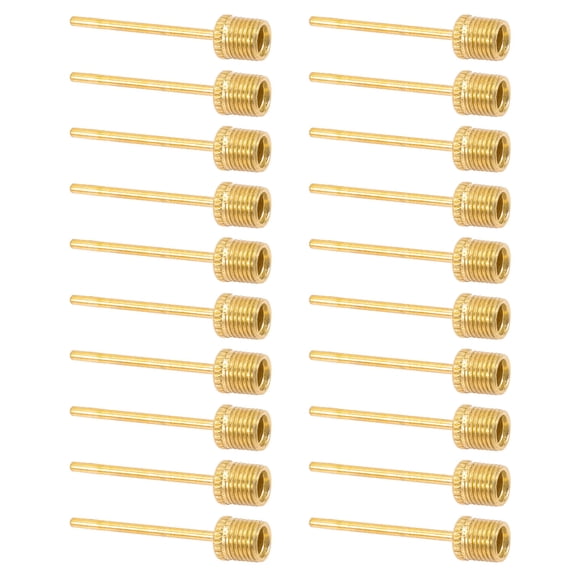 MEIBUTYUP 100Pcs Durable Golden Inflation Needle for Sports Balls ...