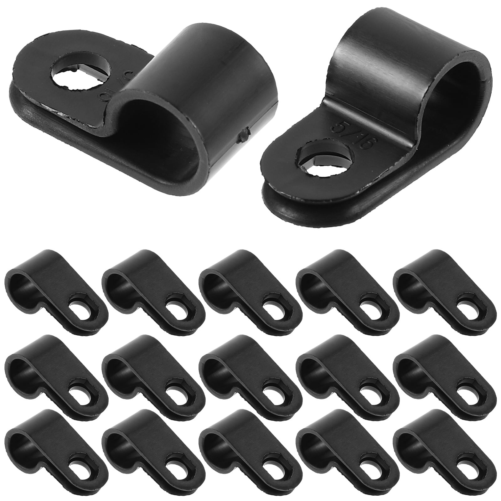 MEIBUTYUP 100pcs PVC Cable Fixing Clip Rtype for Homeowners and ...