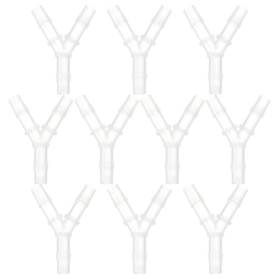 MEIBUTYUP 10Pcs White 3 Way Plastic Joint Connector for Garden Tube ...