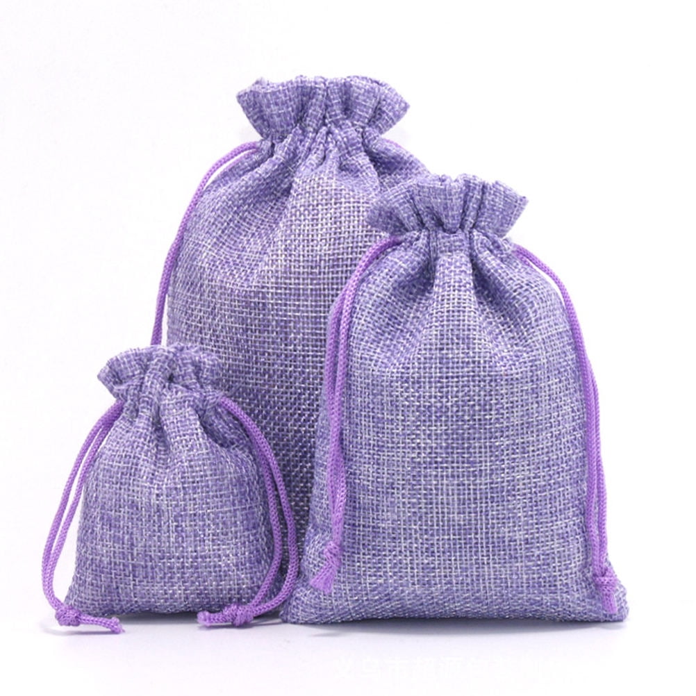 MEIBUTYUP 10pcs Small Burlap Drawstring Bags for Crafts, Party Favors ...