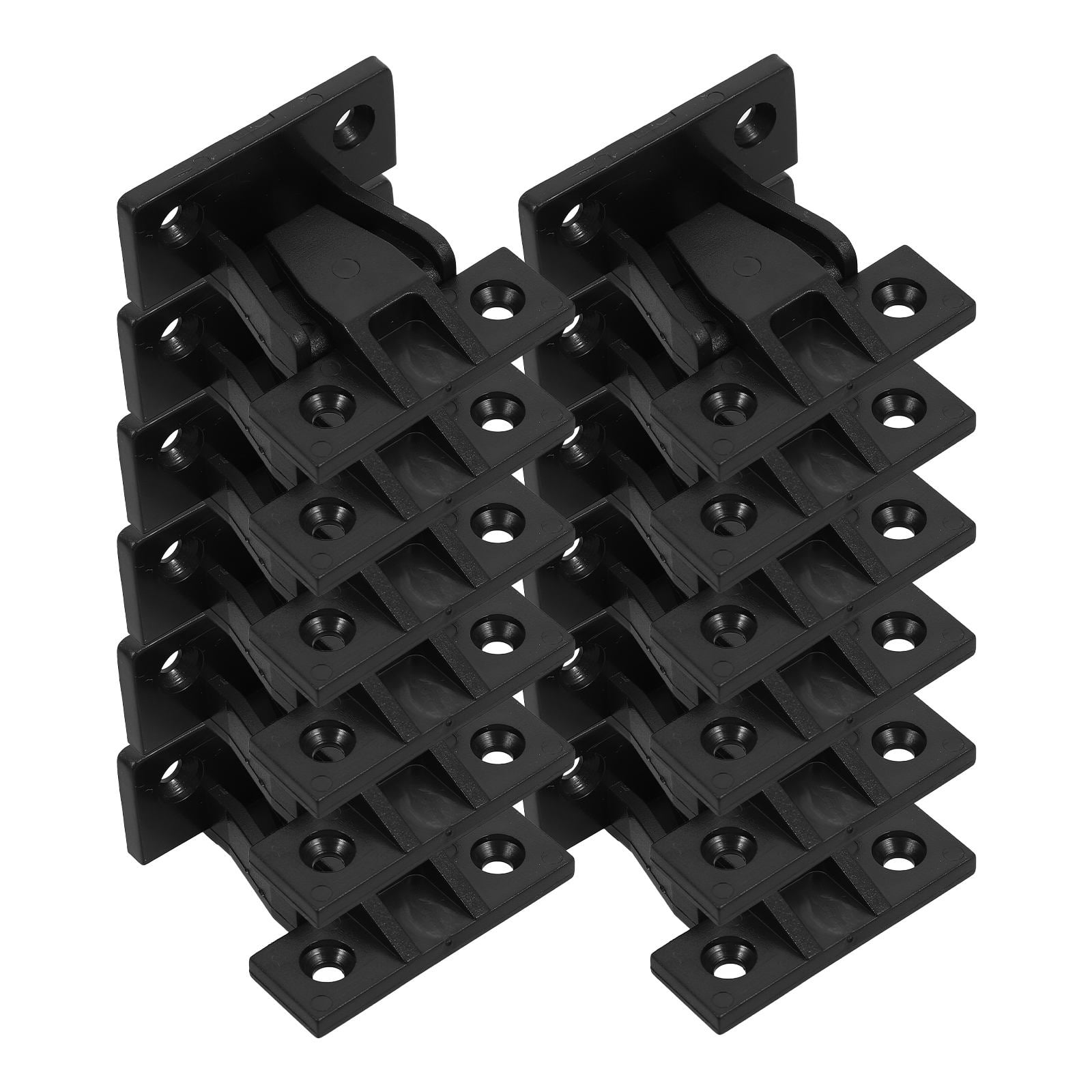 MEIBUTYUP 12 Set Floating Shelves Installation Plastic Cabinet Clips ...
