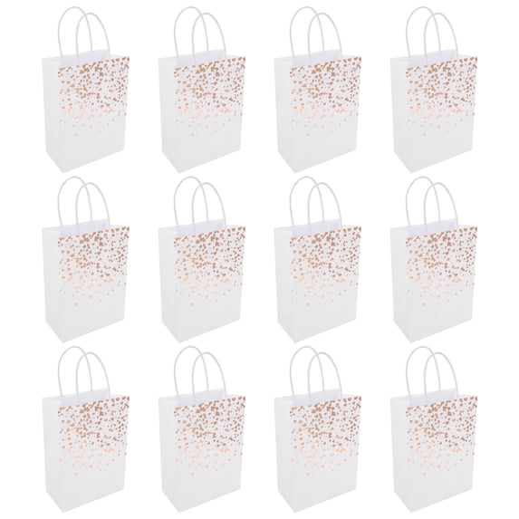 MEIBUTYUP 12Pcs White Paper Bags for Candy Wrapping and Food Packing ...