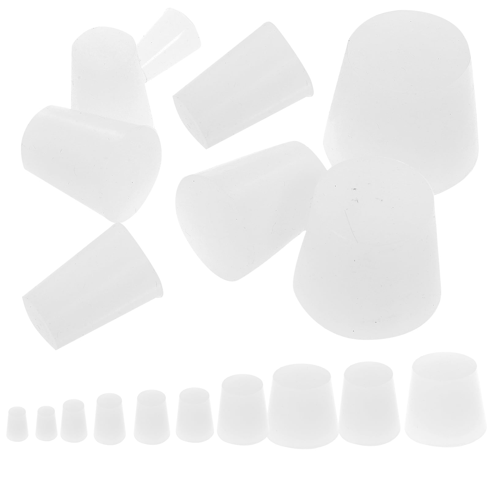 MEIBUTYUP 19Pcs Sealing Rubber Stoppers for Test Tubes in Scientific ...
