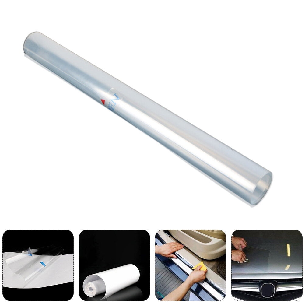 MEIBUTYUP 1Pack Car Protective Film Transparent Clear Vinyl Wrap for ...