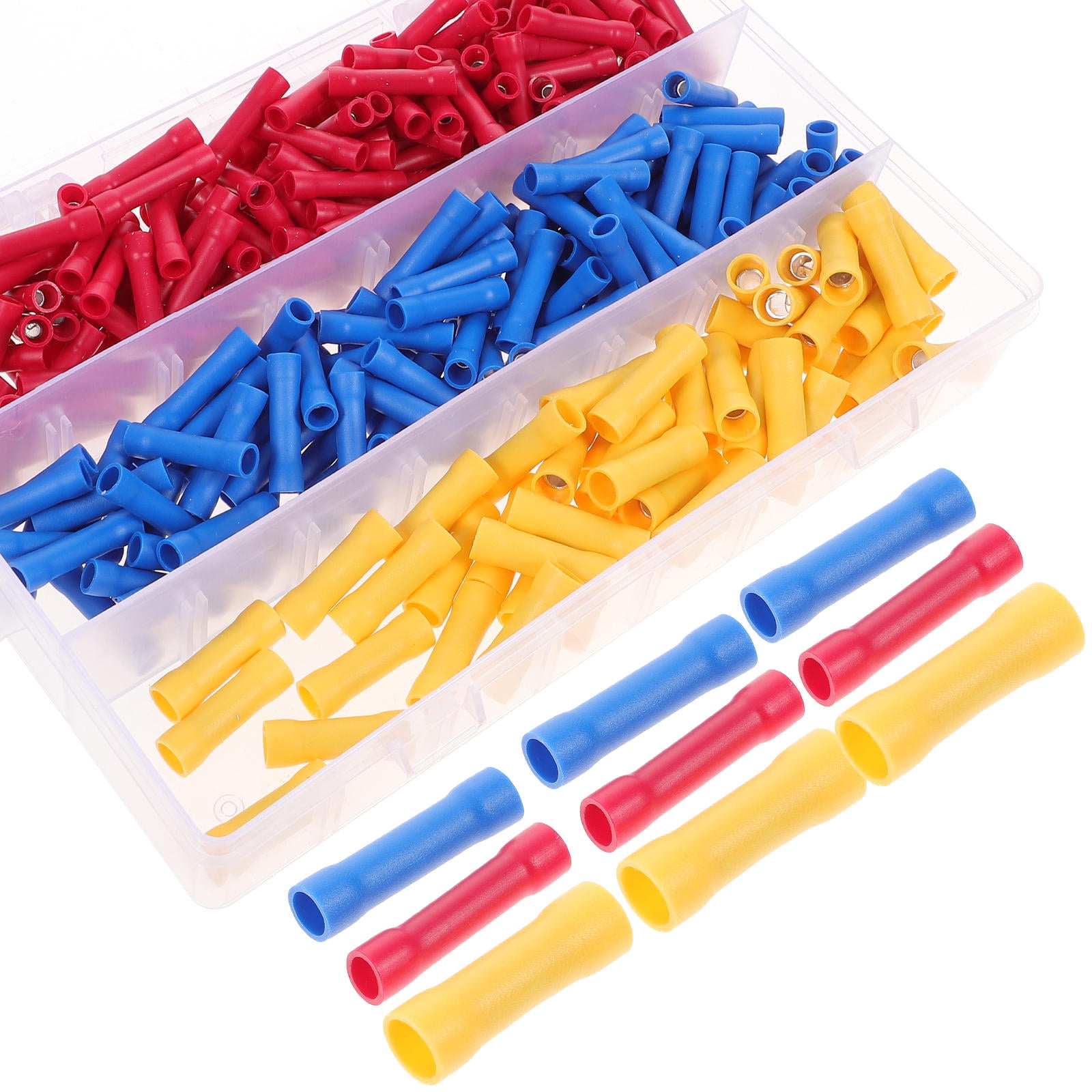 MEIBUTYUP Crimp Terminal Connectors Assorted Color Copper Nylon for Car ...