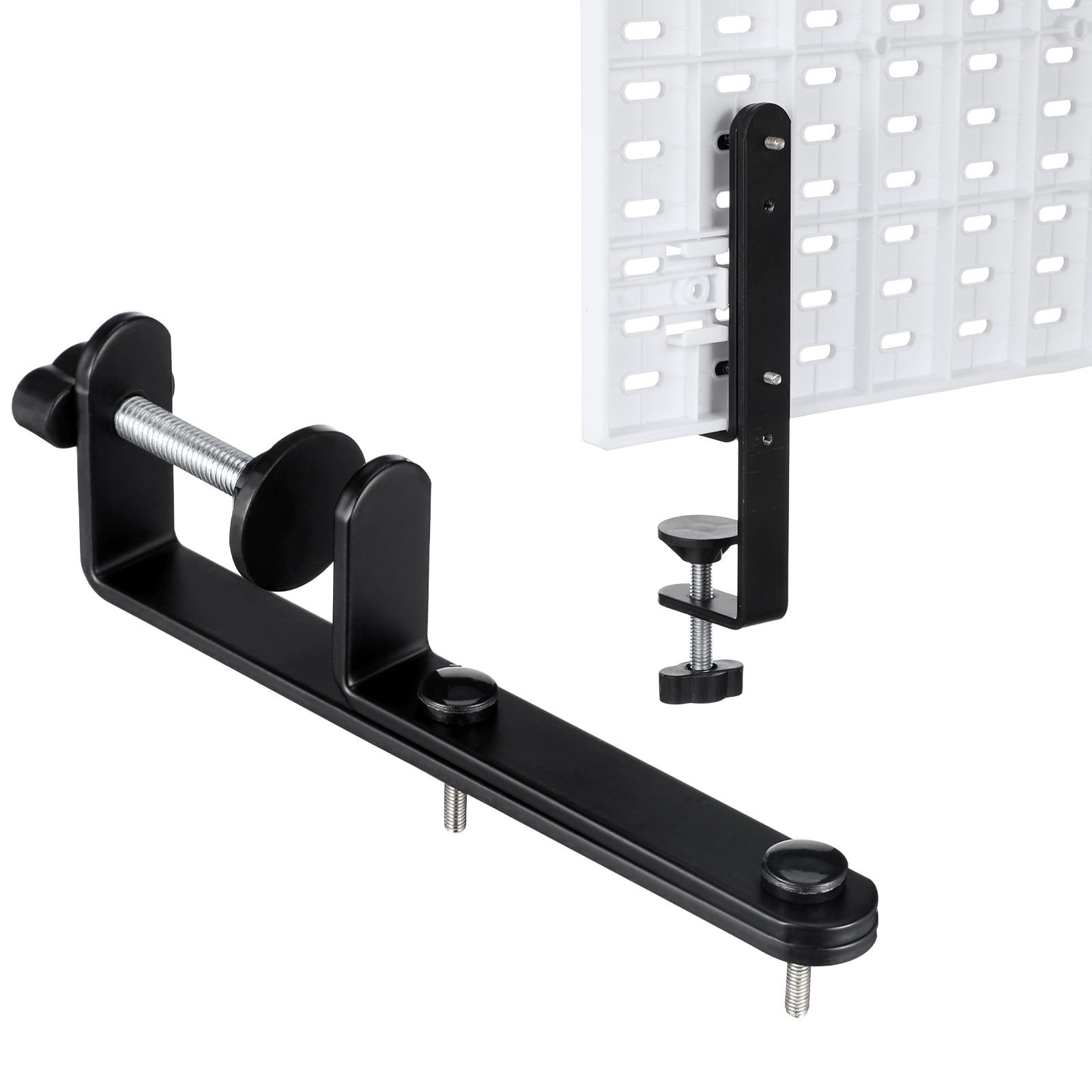 MEIBUTYUP Pegboard Panel Support Bracket Black Iron Durable and Easy ...