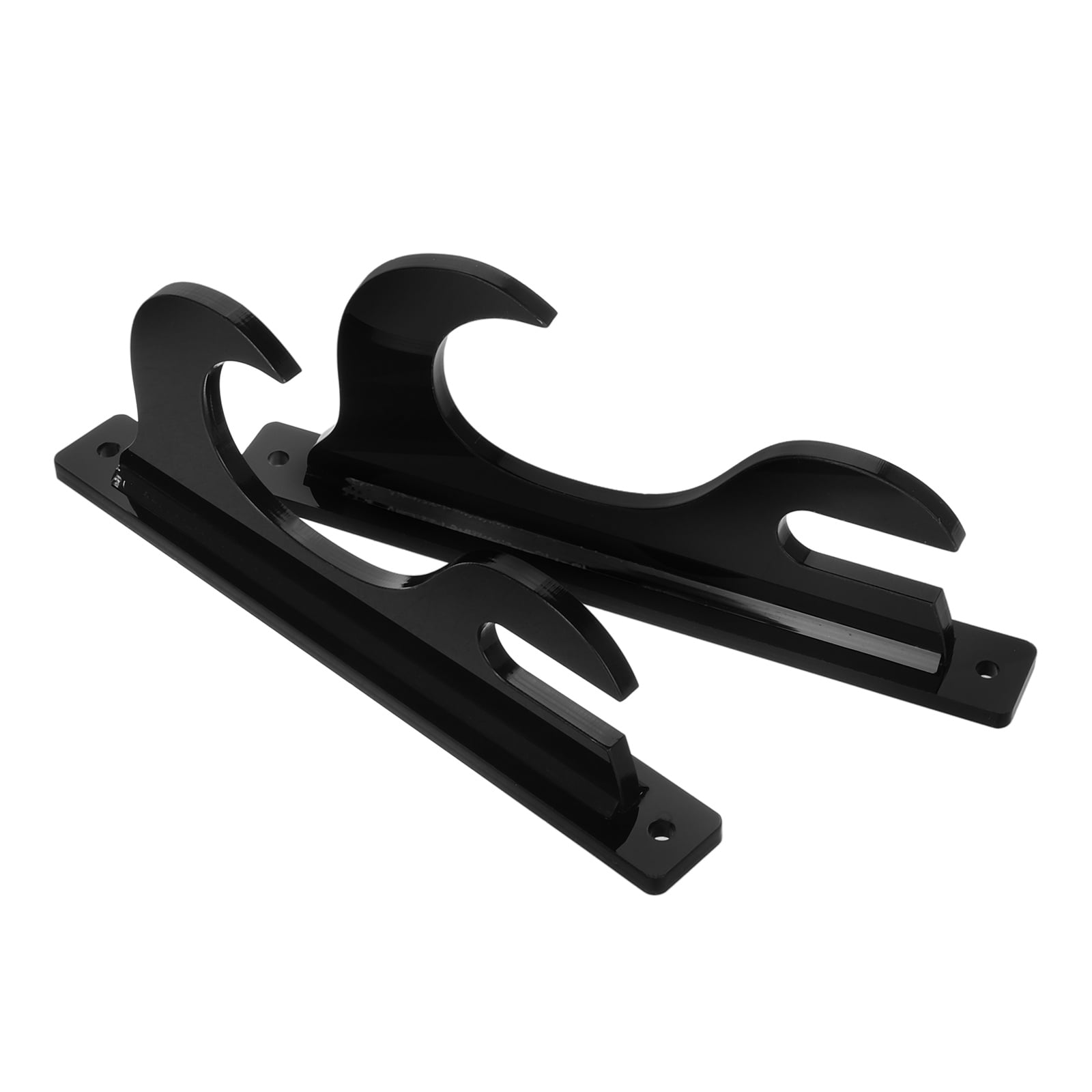 MEIBUTYUP Horizontal Sword Hanger Black Acrylic Modern Design for ...