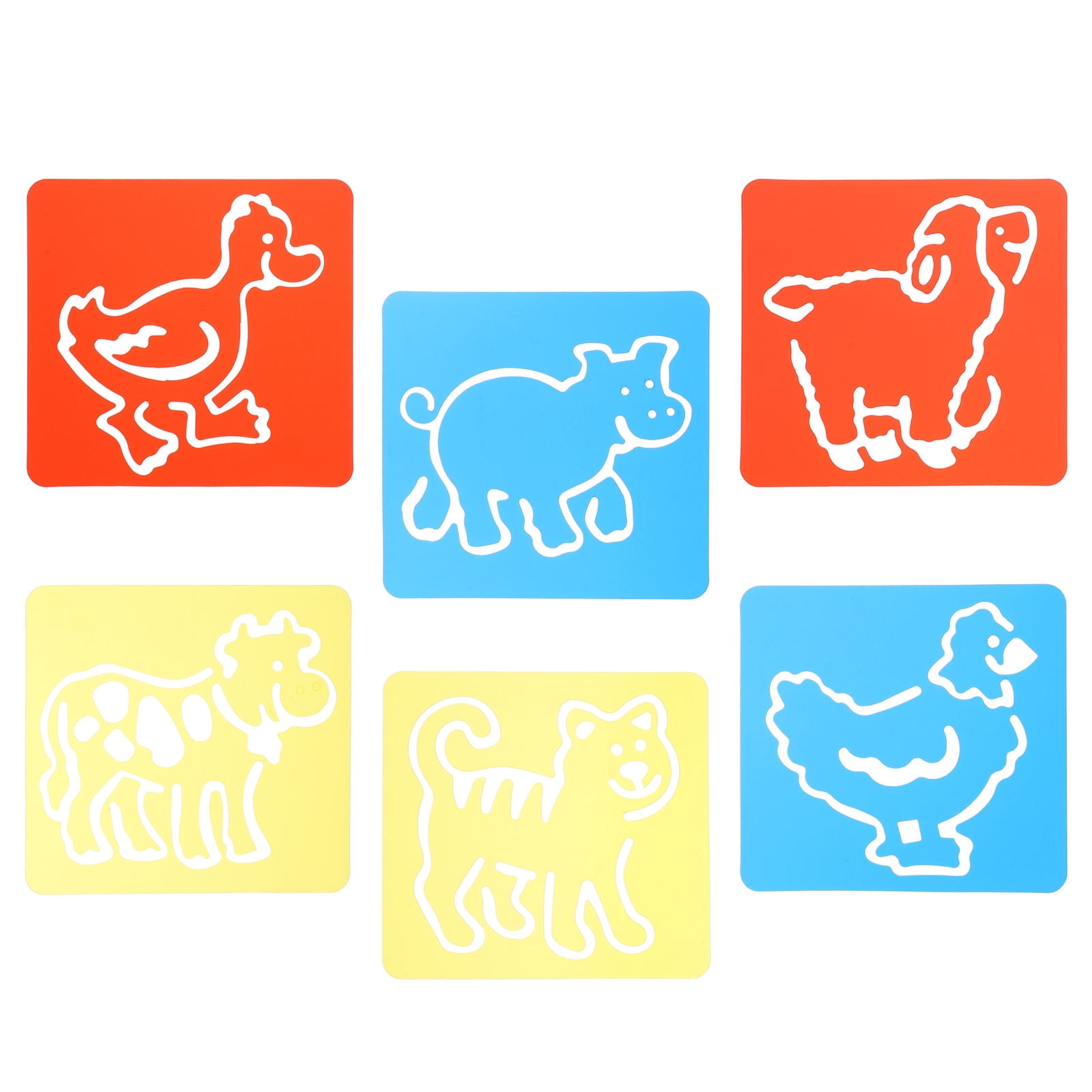 MEIBUTYUP Graffiti Supplies Doodle Board Template Assorted Color PP ...