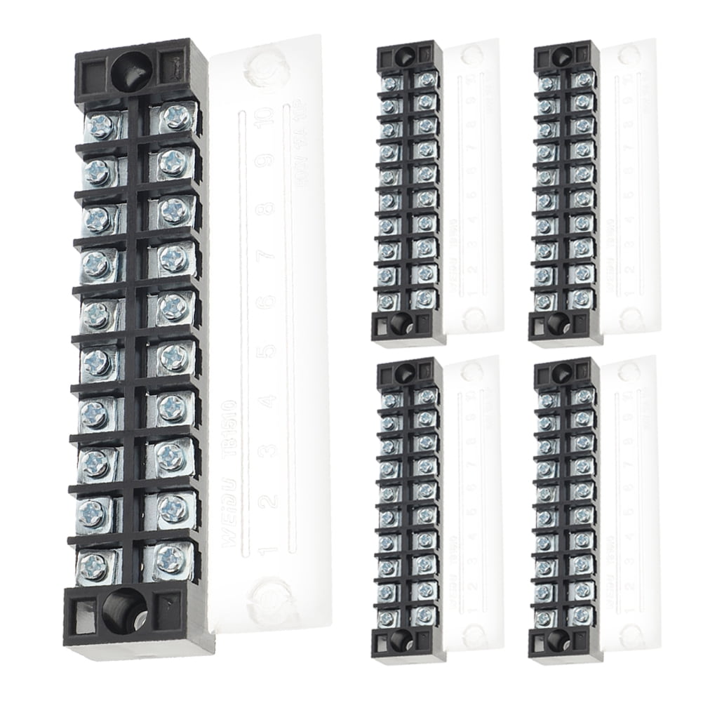 MEIBUTYUP 5Pcs Fixed Terminal Block Jumper for Din Rail Electrical ...