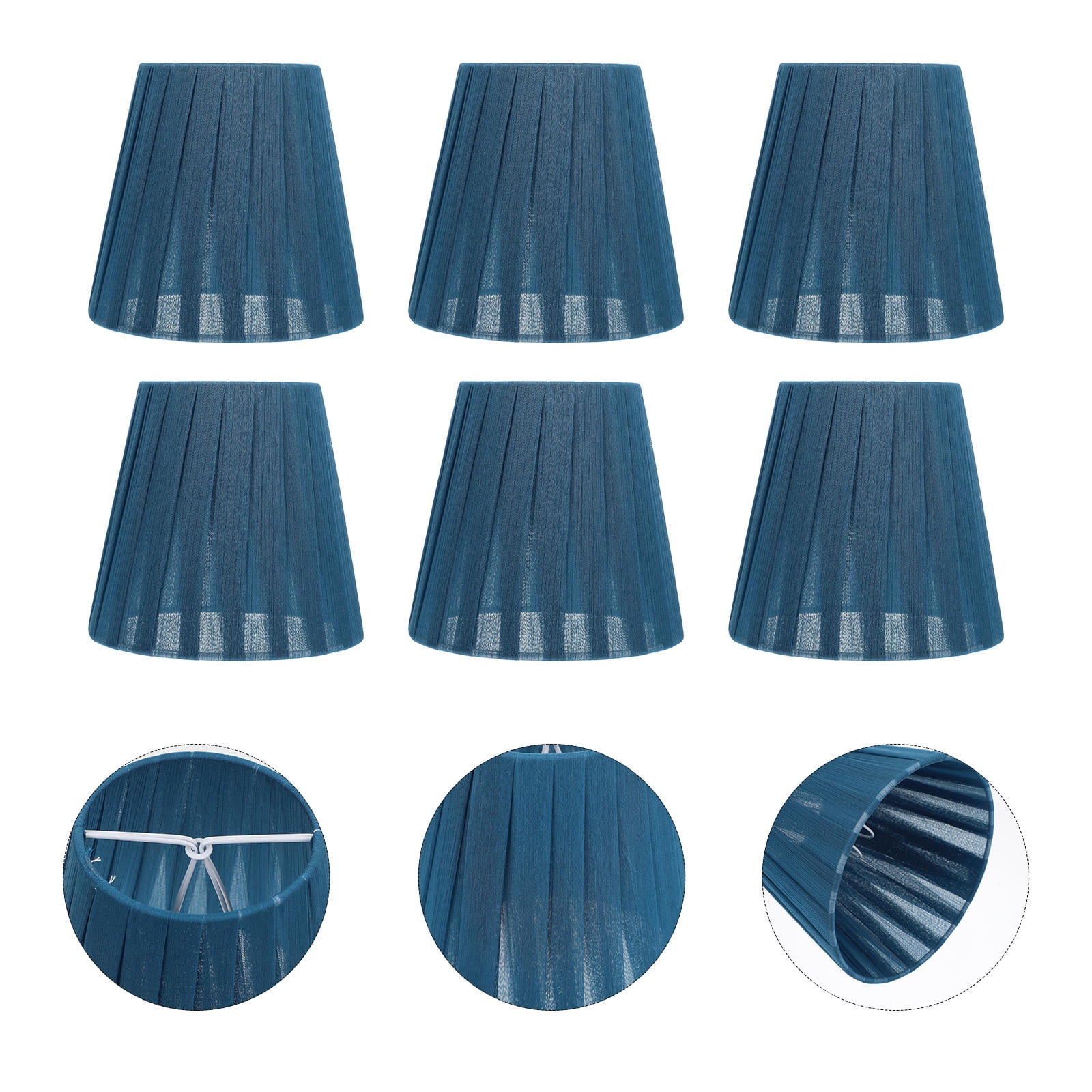 MEIBUTYUP 6PCS Modern Cloth Lamp Shades for Ceiling Light Fixtures ...