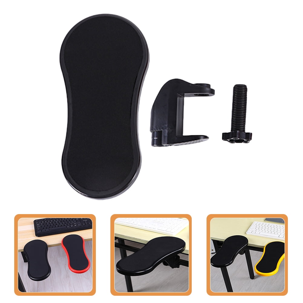 MEIBUTYUP Back to School Wrist Rest Ergonomic Arm Rest Desk 1Pcs Black Simple Design 11.4x5.5in ...