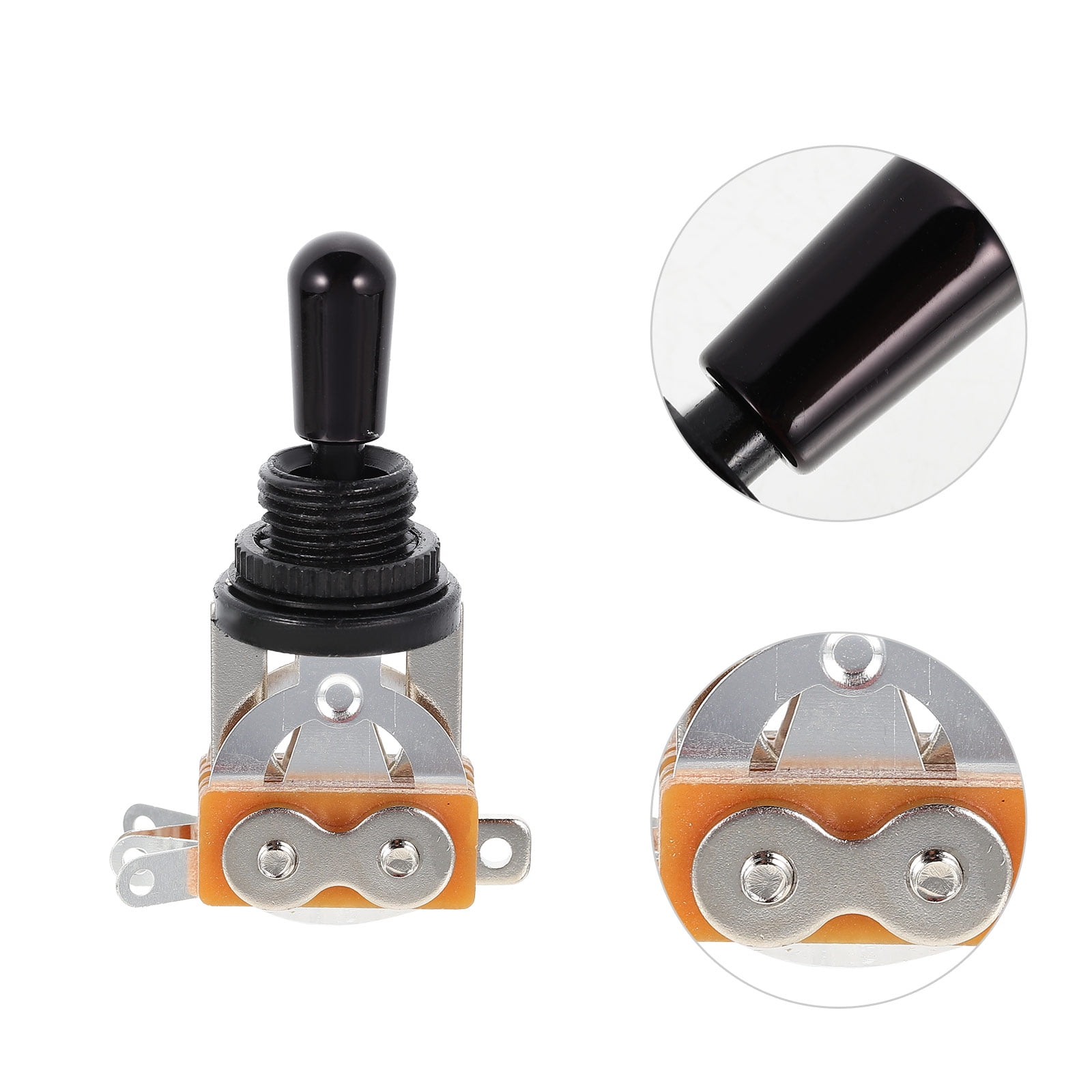 MEIBUTYUP Black 3 Way Metal Guitar Pickup Toggle Switch for Electric ...