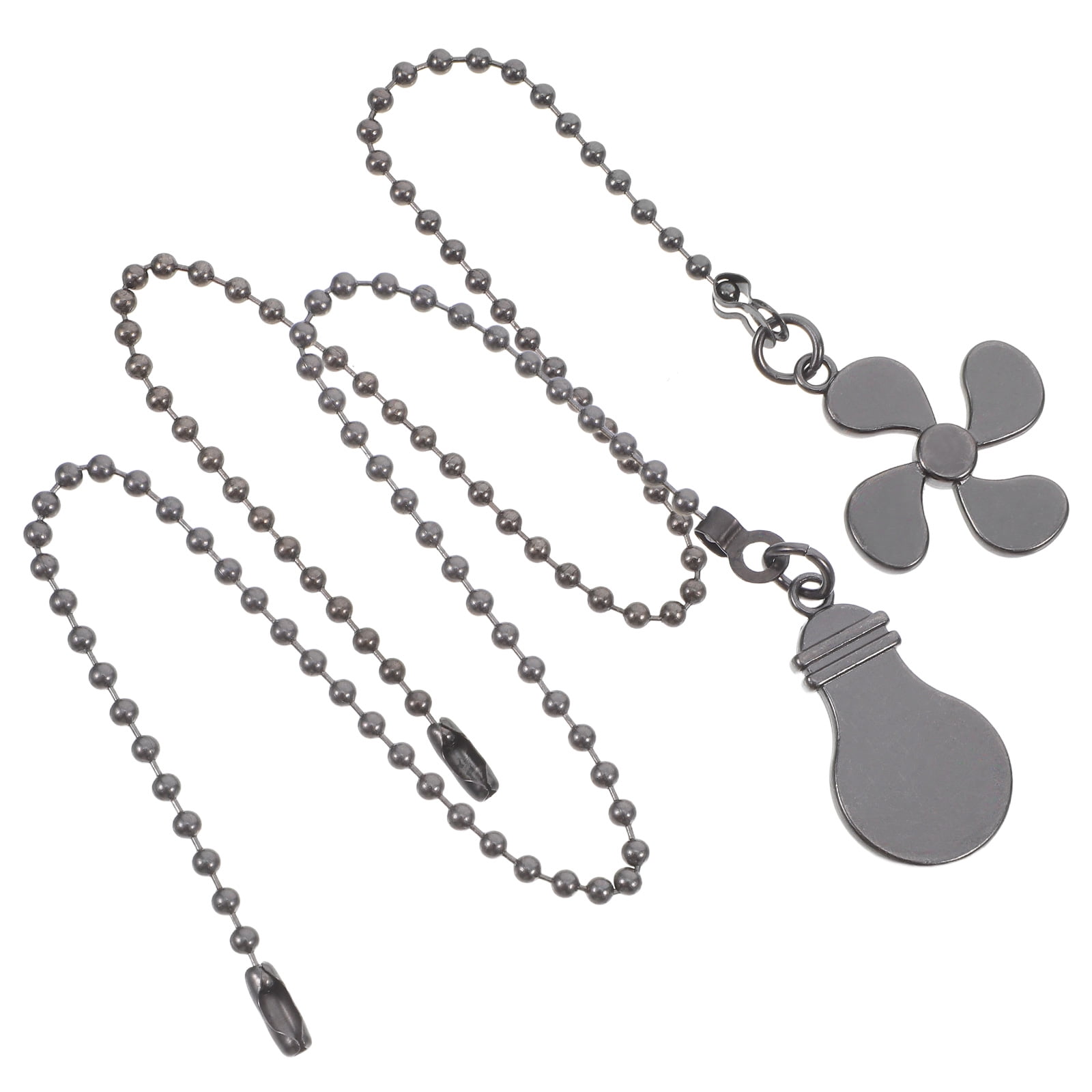 MEIBUTYUP 2Pcs Black Vintage Decorative Fan Pull Chains Pendant ...