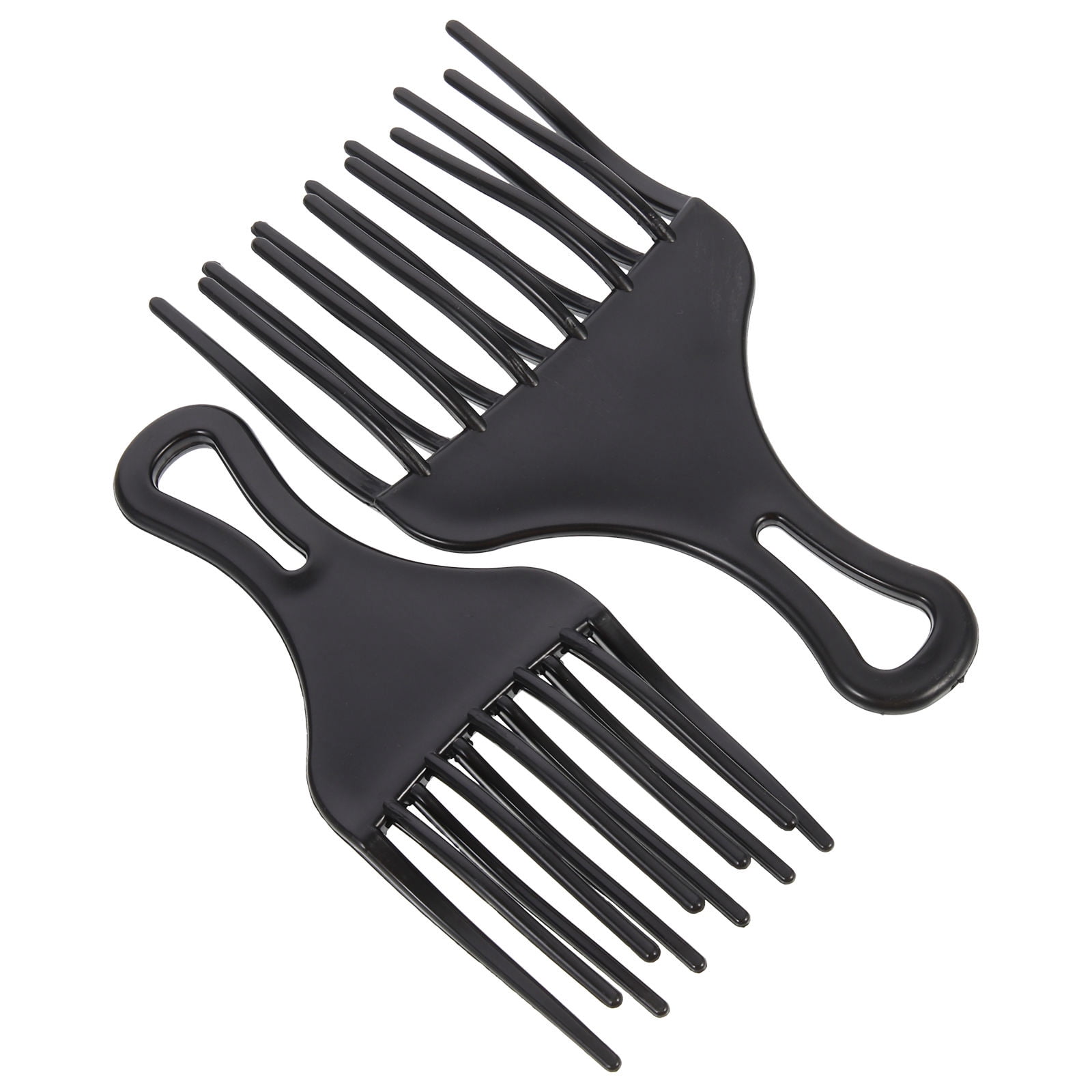 MEIBUTYUP Black Plastic Hair Pick Comb for Detangling Thick Hair, Ideal ...