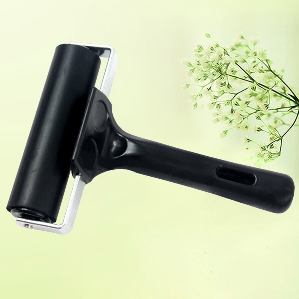 MEIBUTYUP Brayers For Crafts 1Pack Heavy Duty Rubber Black Tool For ...