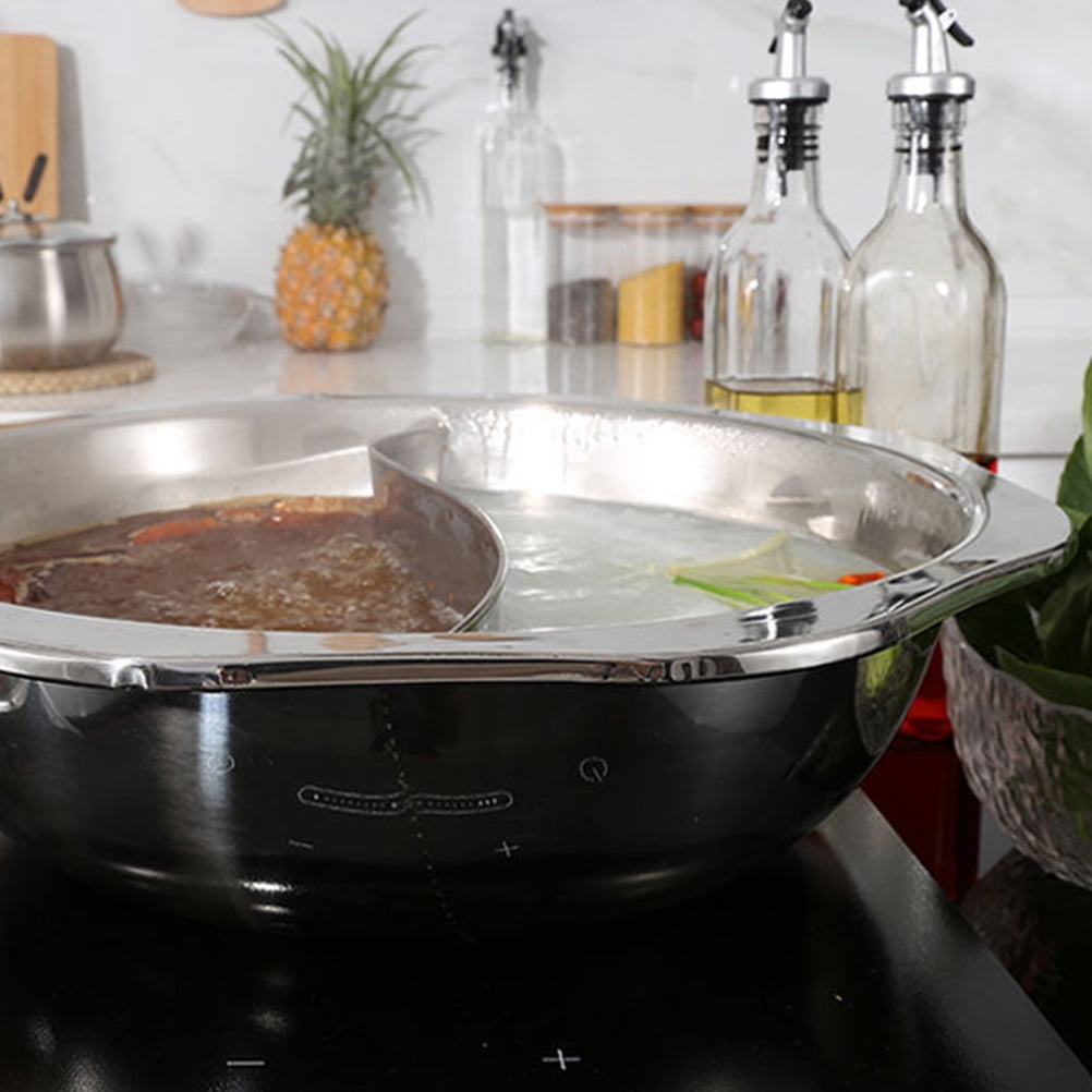 MEIBUTYUP Cooking Pots Stainless Steel Induction Hot Pot for Friend ...
