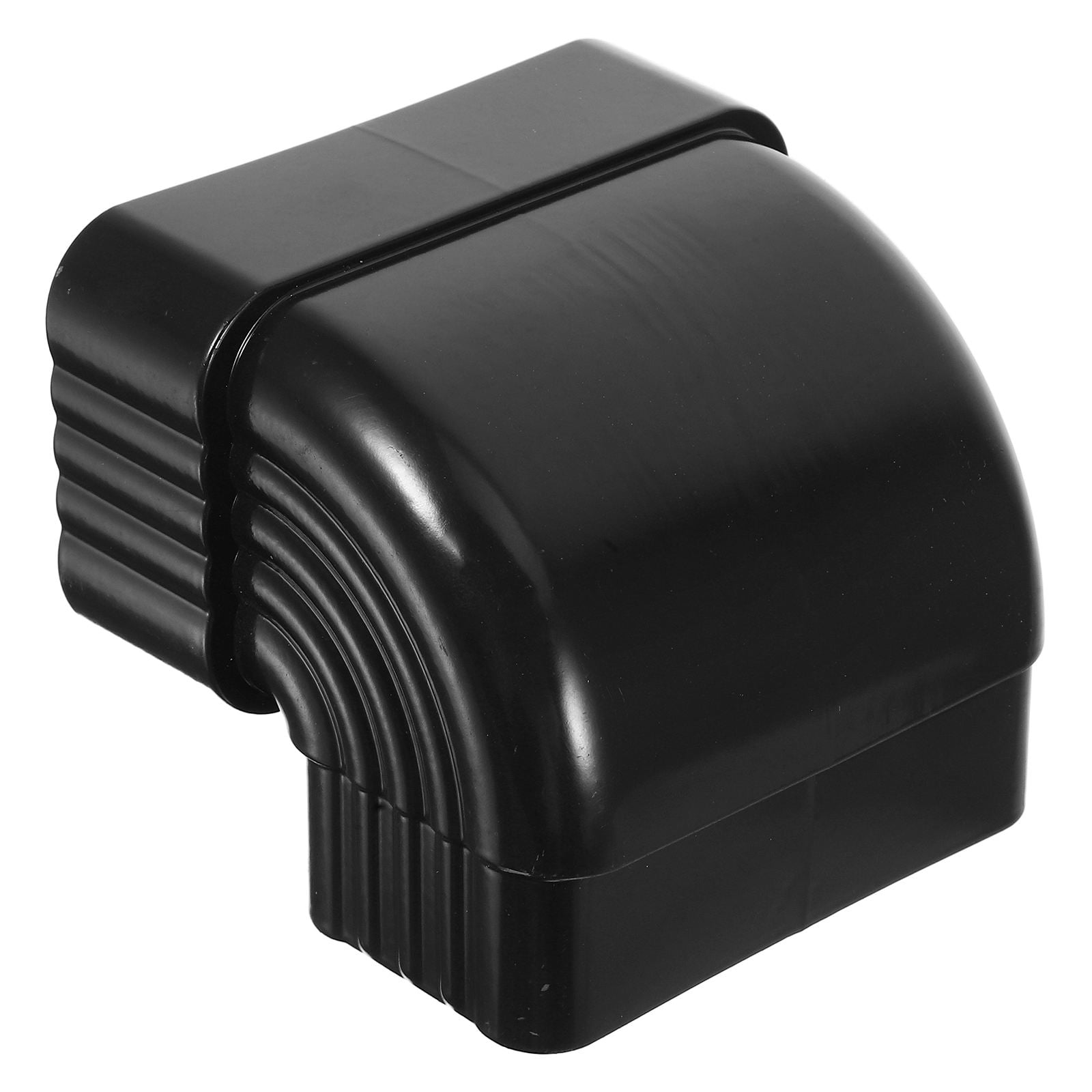 MEIBUTYUP Downspout Gutter Connector Black Metal Durable Rainwater ...