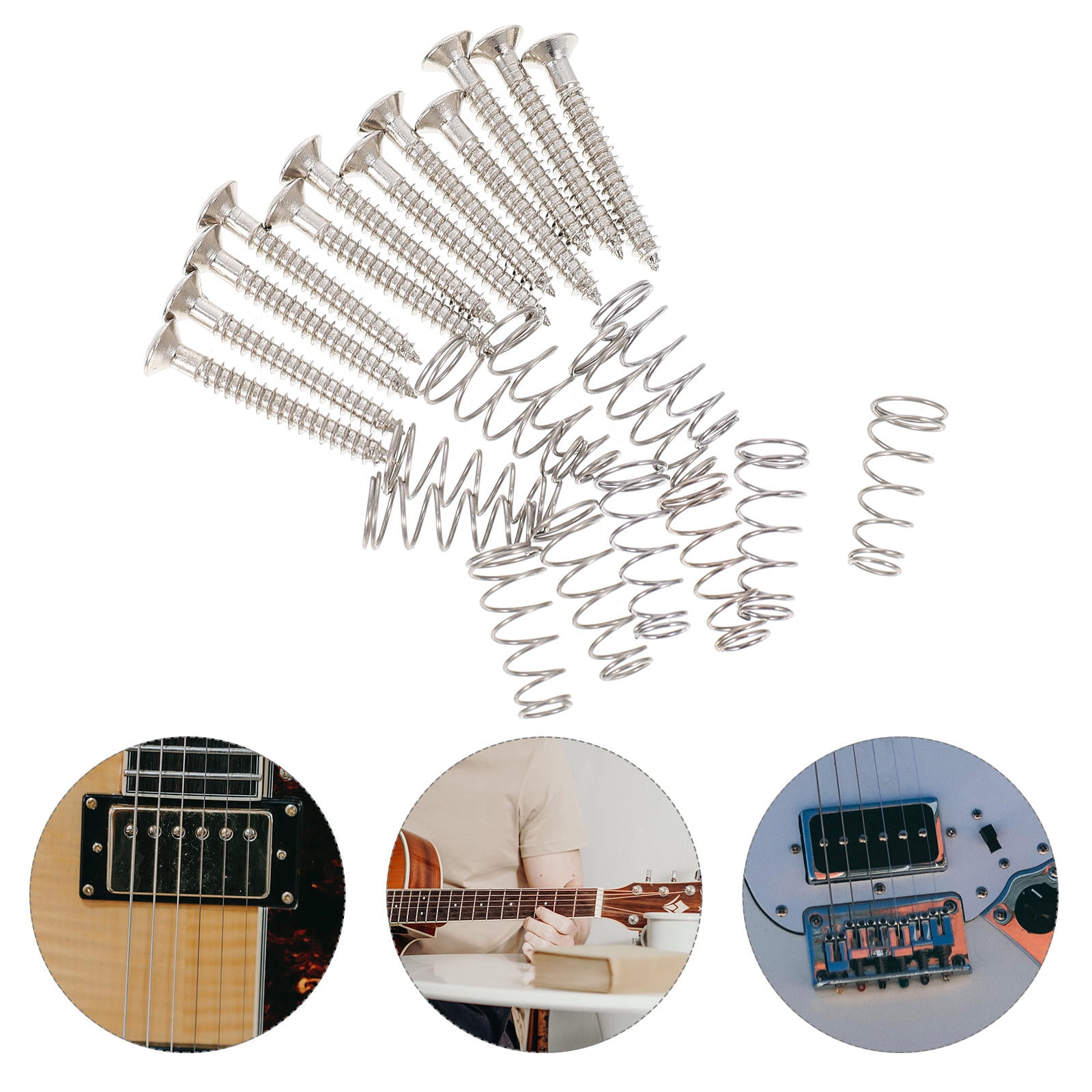 MEIBUTYUP Electric Guitar Screws and Springs Kit for Guitarists with ...