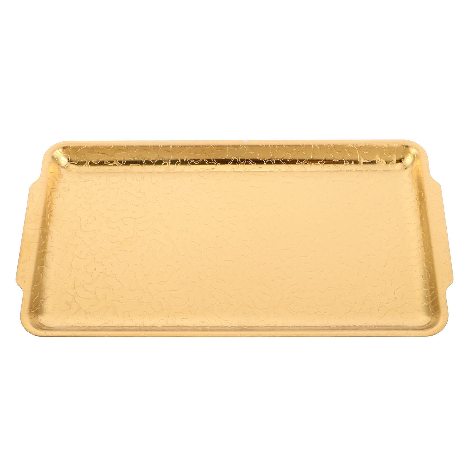 MEIBUTYUP Extra Large Serving Tray Gold Griddle Stainless Steel Even Heat Distribution 1Pack ...