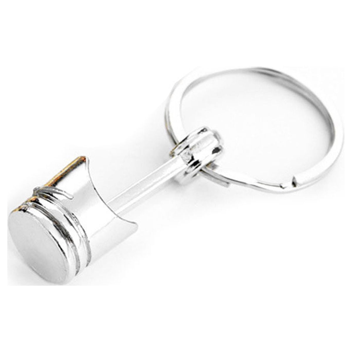 MEIBUTYUP Fashionable Keychain Metal Silver 1Pack - Walmart.com