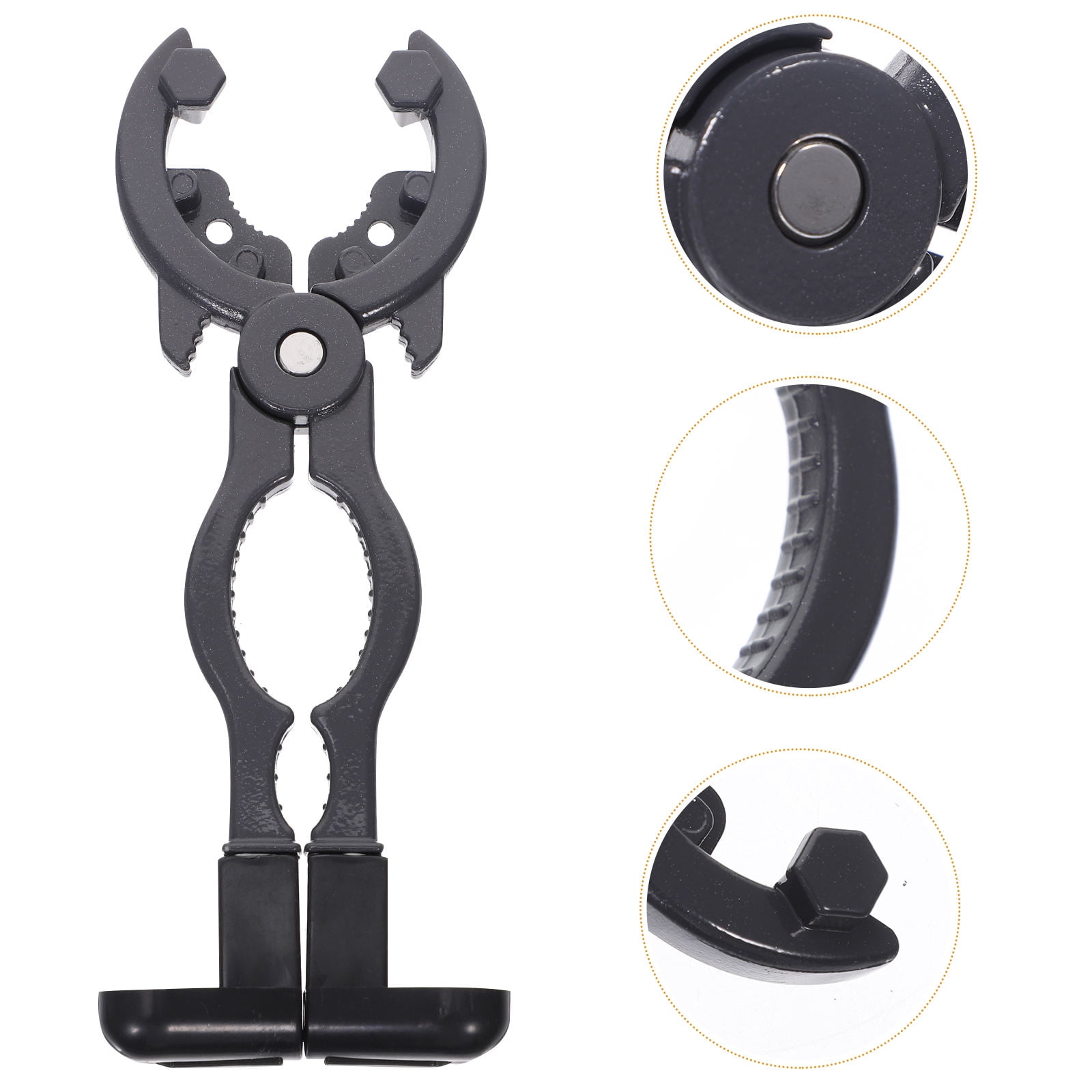 MEIBUTYUP Gas Cylinder Wrench Multi-Function Spanner Black Aluminum ...