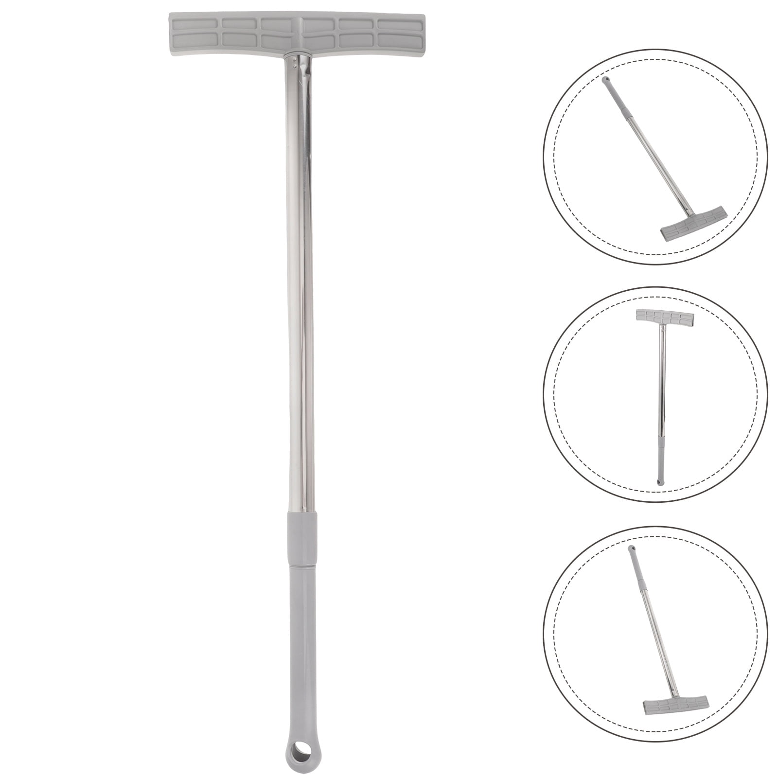 MEIBUTYUP Telescopic Pole Sign Holder in Grey with Stainless Steel for ...