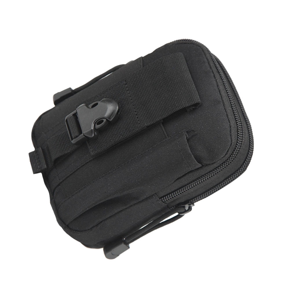 MEIBUTYUP Lightweight Black Waist Pack for Coin Storage with Adjustable ...