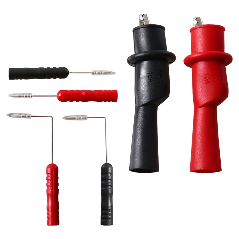 MEIBUTYUP Multimeter Test Clips 1 Set Assorted Color Rubber Automotive ...