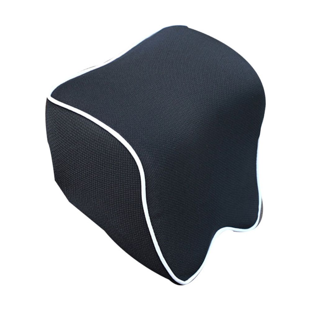 MEIBUTYUP Cotton Car Neck Support Pillow Black for Comfortable Travel ...
