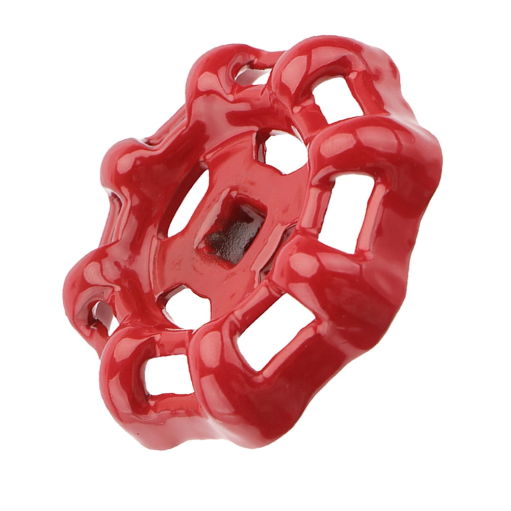 MEIBUTYUP Red Cast Iron Valve Handle Compatible with Home Brass Gate ...