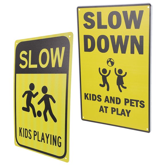 Children At Play Safety Signs