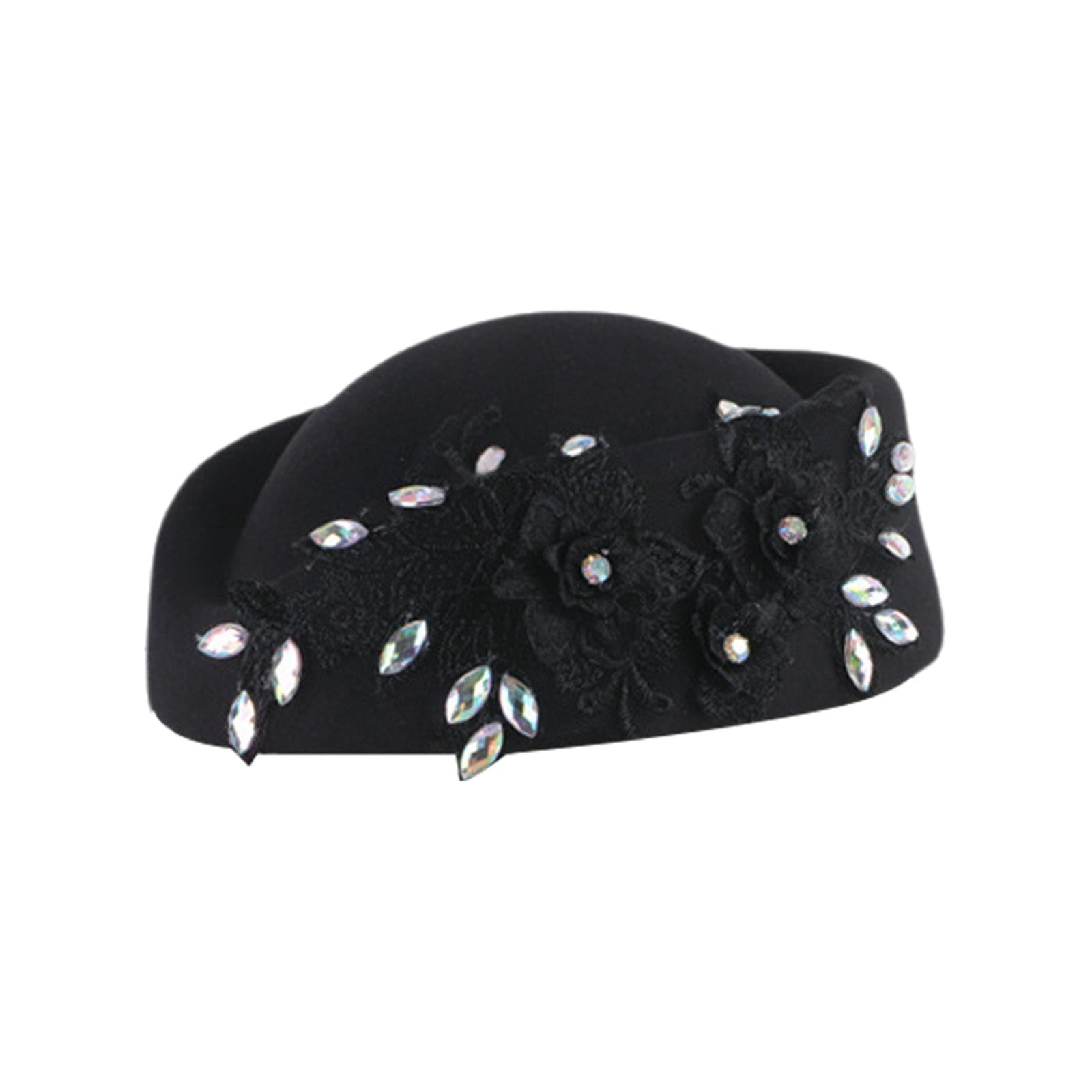 MEICHEN Beret Hat for Graceful Ladies Fashion Women Church Hats Flower ...