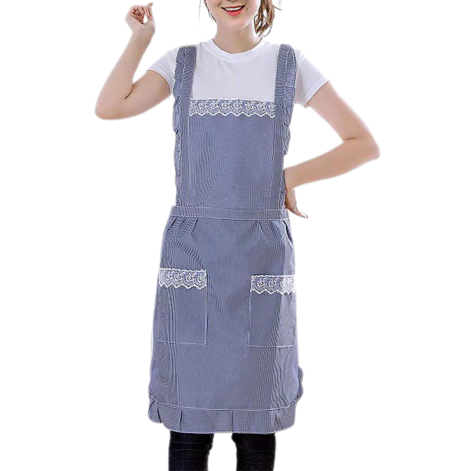 MEIDELI Chef Apron Anti-stain Shoulder Strap Design Practical ...