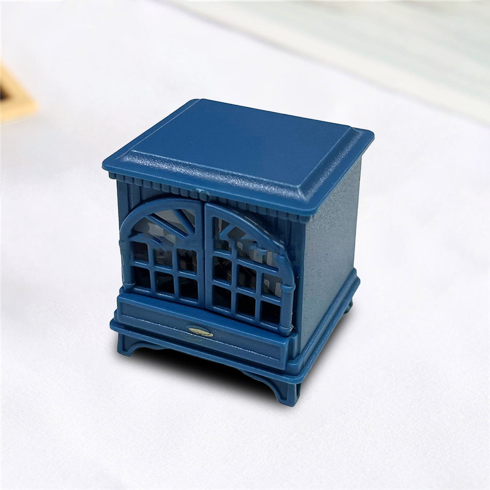 MEIDELI Miniature Fireplace Stove Photo Props Battery Operated Adorable ...