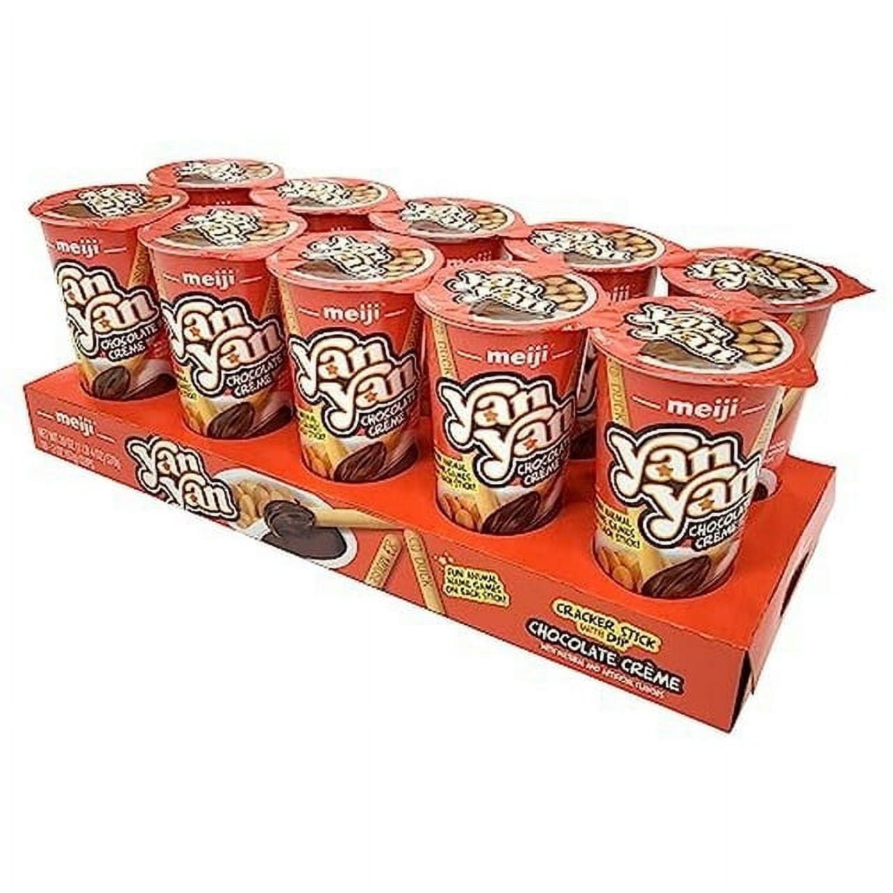 MEIJI Yan Yan Dipping Sticks, Chocolate Crme - 2 oz, Pack of 10 ...
