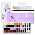 MEILIANG Watercolor Artist Paint Set Adults, 52 Colors Watercolor ...