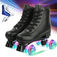 Chicago Ladies Bullet Speed Skates White Classic Quad Roller Skate ...