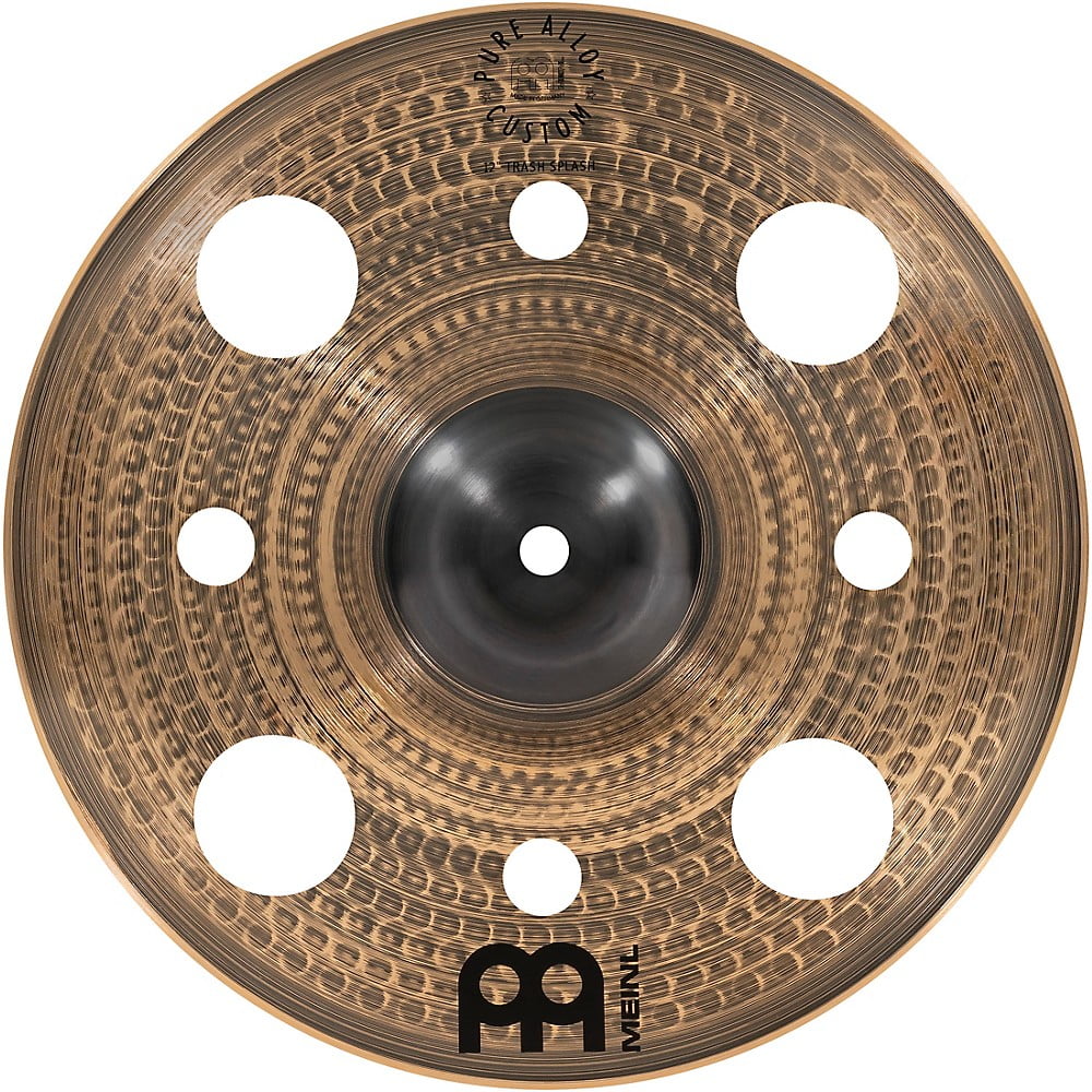 MEINL 12 in. Pure Alloy Custom Trash Splash Cymbal, Quick Attack, Dark ...