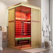 Dynamic Saunas San Marino Elite 2-person Ultra Low EMF (Under 3MG) FAR Infrared Sauna - Walmart.com