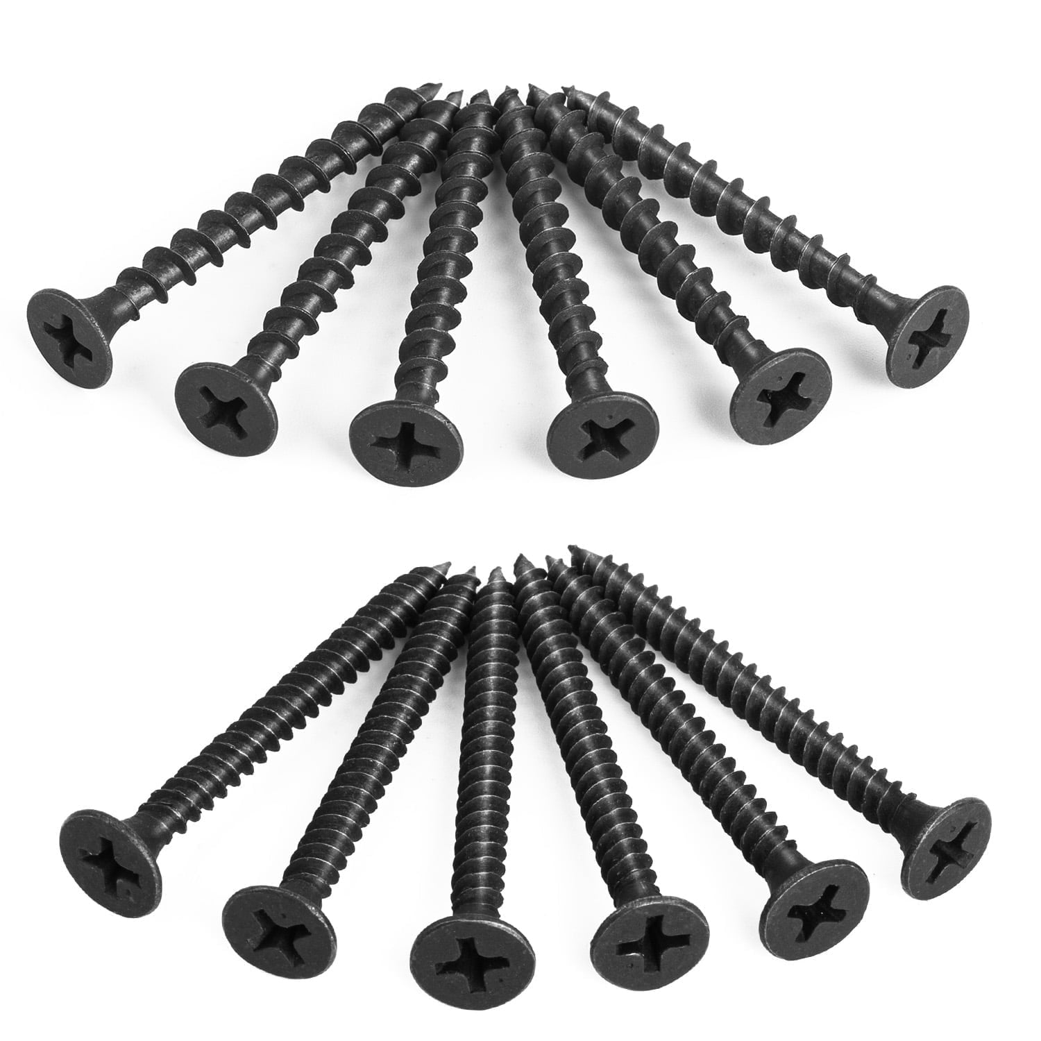 MEITE Drywall Screws Fine Thread and Coarse Thread Phosphate Finish ...