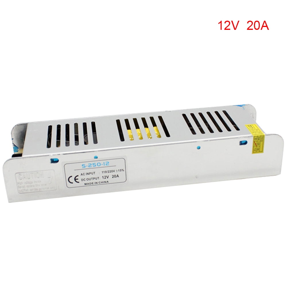 MEIU 12V 20A Switching Power Supply, AC180V-220V to DC 12V Adjustable ... MEIU 12V 20A Switching Power Supply, AC180V-220V to DC 12V Adjustable ...