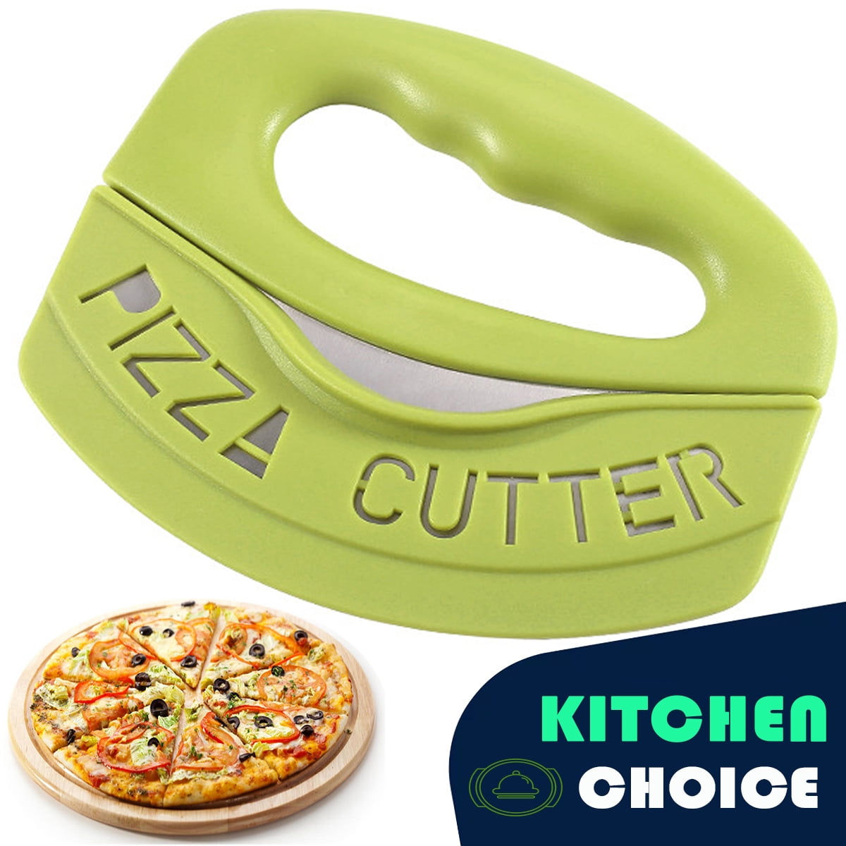 MEKBOK Premium Stainless Steel Pizza Cutter with Sheath, Multi-Function ...