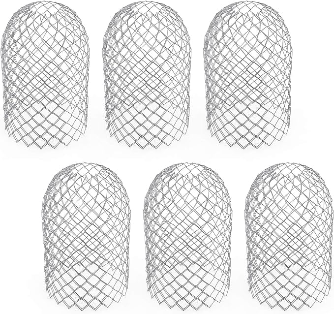 MEKKAPRO Aluminum Downspout Filter, 6-Pack Gutter Downspout Guard, 3 ...
