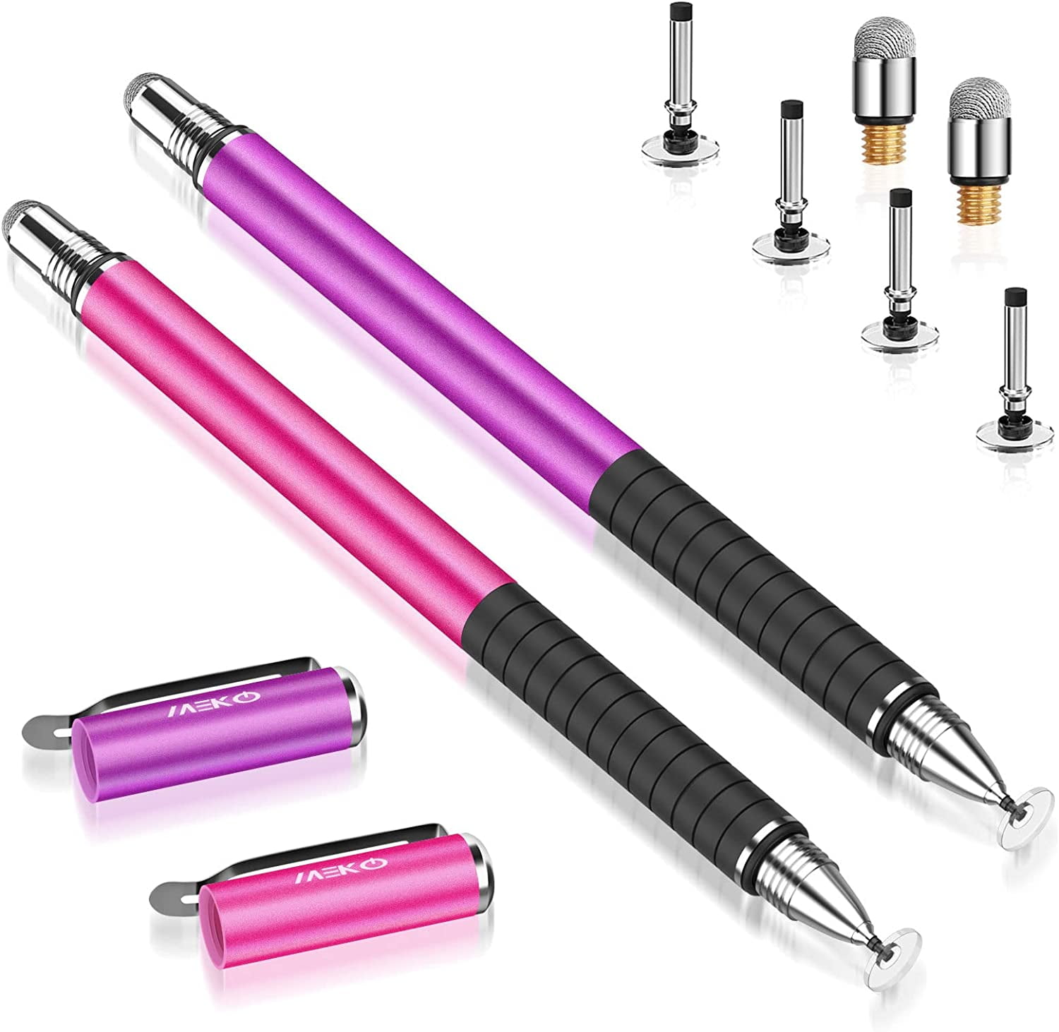 Meko Stylus Pens For Touch Screens 2 In 1 Universal Disc Stylus Pens