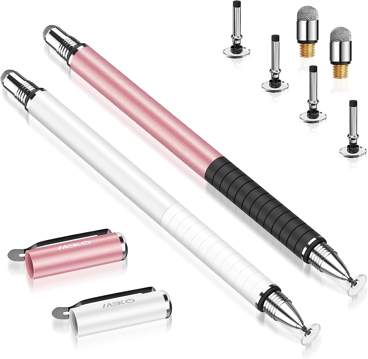 Stylus Pens for Touch Screens, 2 in 1 Universal Disc Stylus Pens for ...