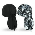 MELASA Cooling Do Rags Skull Cap Helmet Liner, Sweat Head Wraps ...