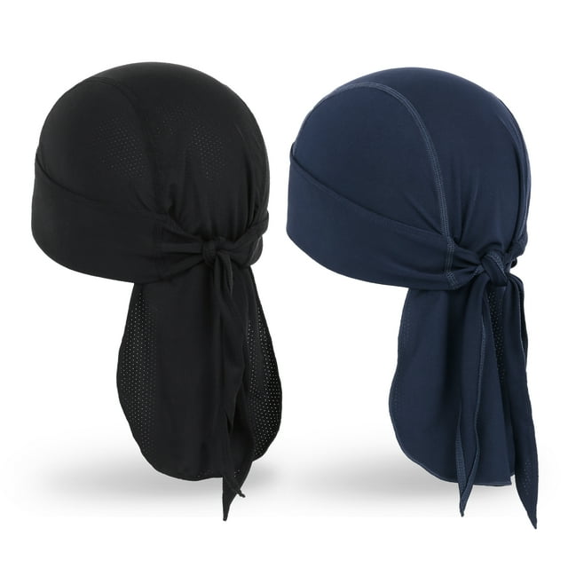 MELASA Cooling Do Rags Skull Cap Helmet Liner, Sweat Head Wraps ...
