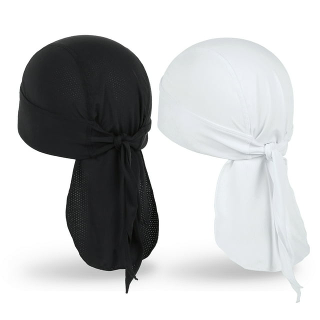MELASA Cooling Do Rags Skull Cap Helmet Liner, Sweat Head Wraps ...