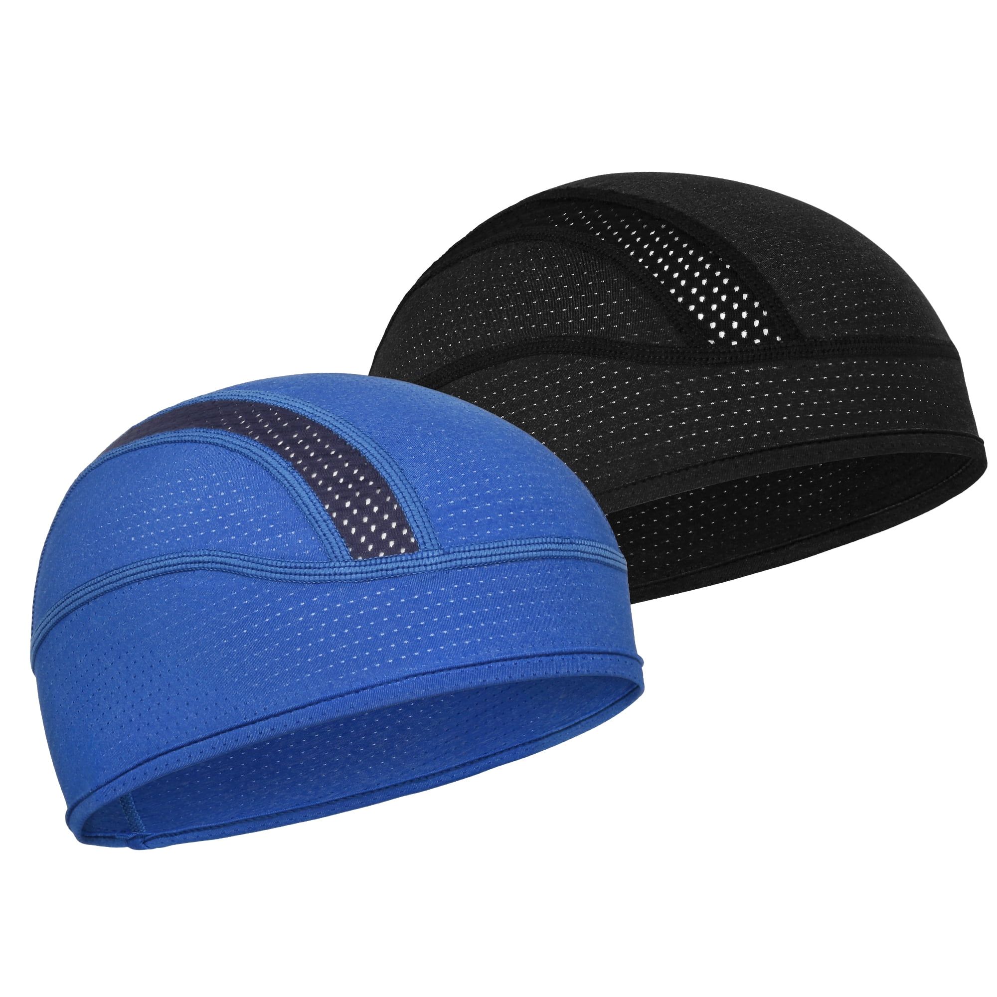 MELASA Skull Cap Helmet Liner Beanie, Cooling Mesh Cycling Running Hat ...