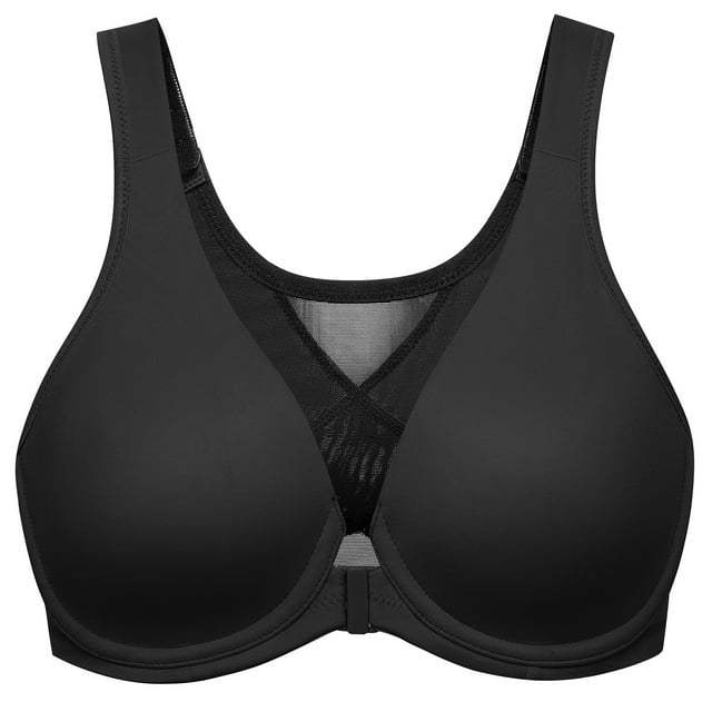 MELENECA Women's Front Closure Bras Plus Size Unlined Underwire Back ...